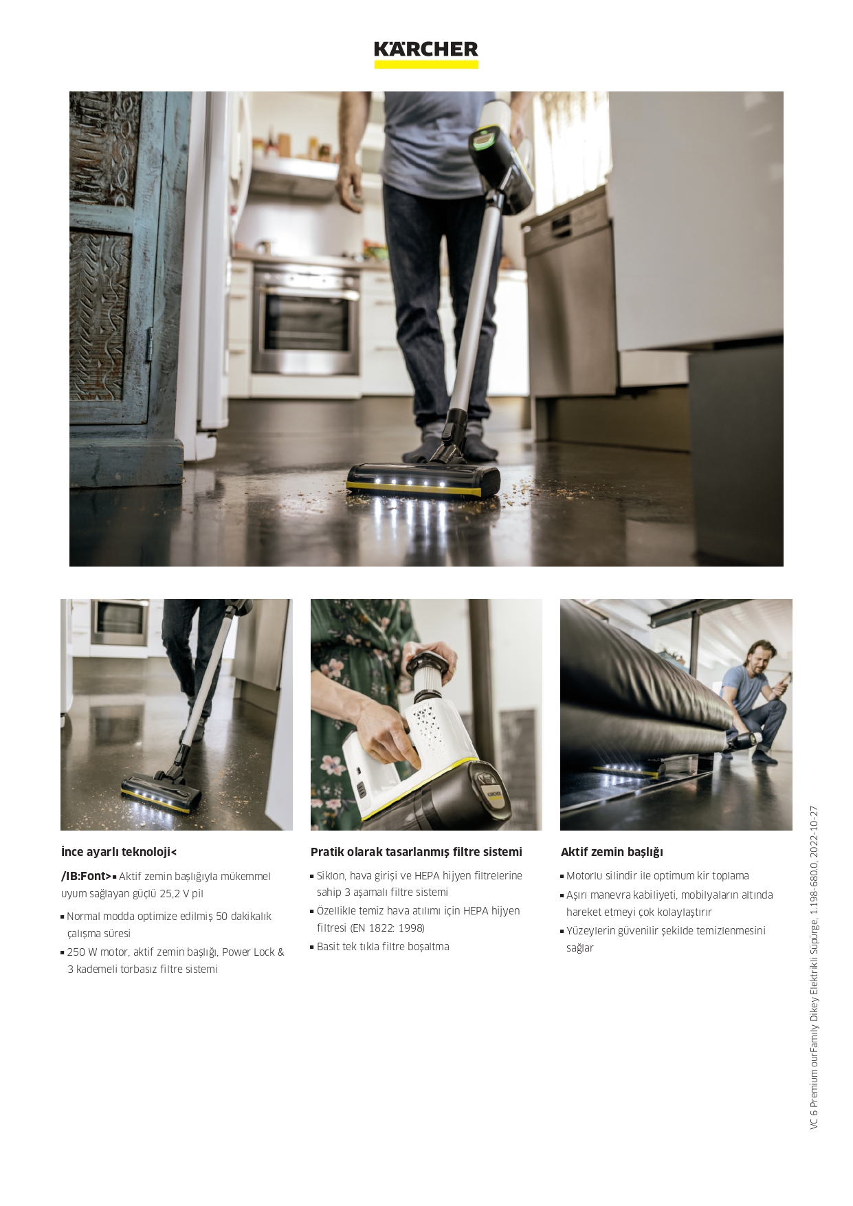 Karcher Vc 6 Cordless Premium Ourfamily Süpürge Fiyatı