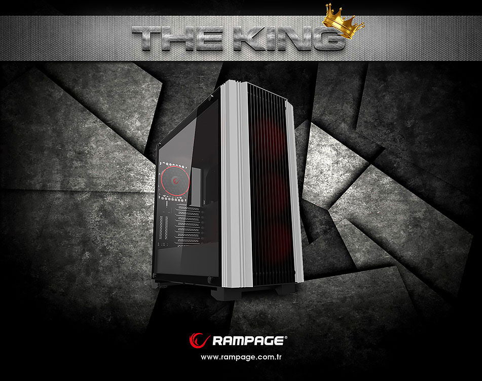 Rampage The King 4xRGB Halka Fan Oyuncu Kasası Fiyatı