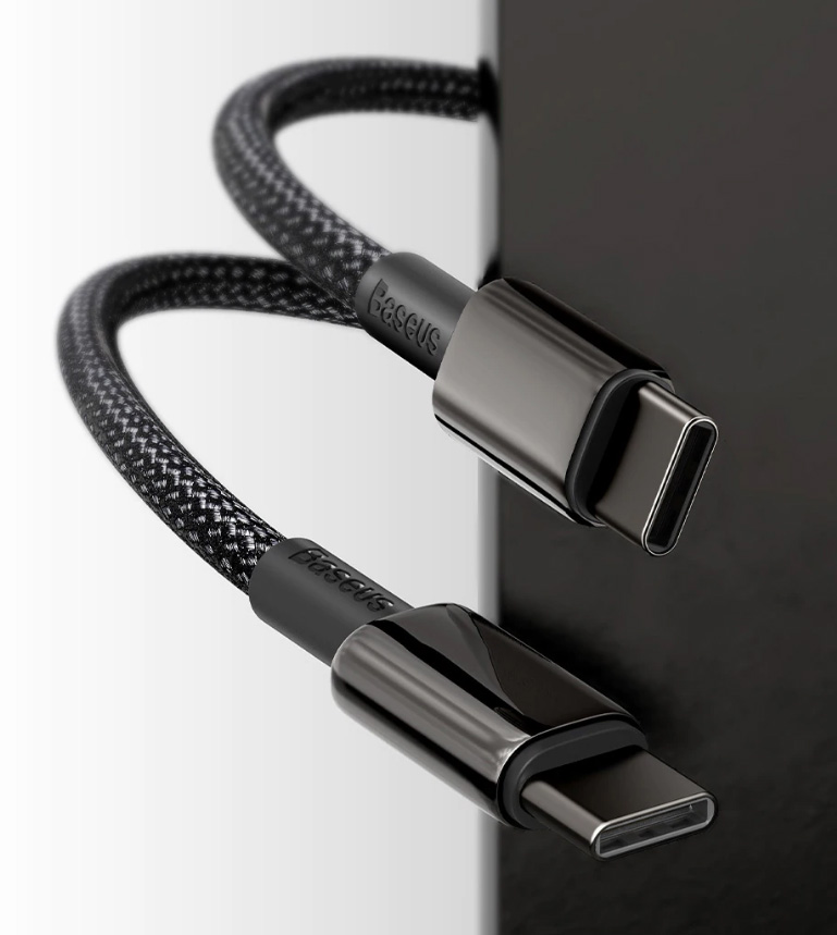 Wiwu Wi-C035 Type-C to Type-C PD Kablo 100W 120cm Siyah