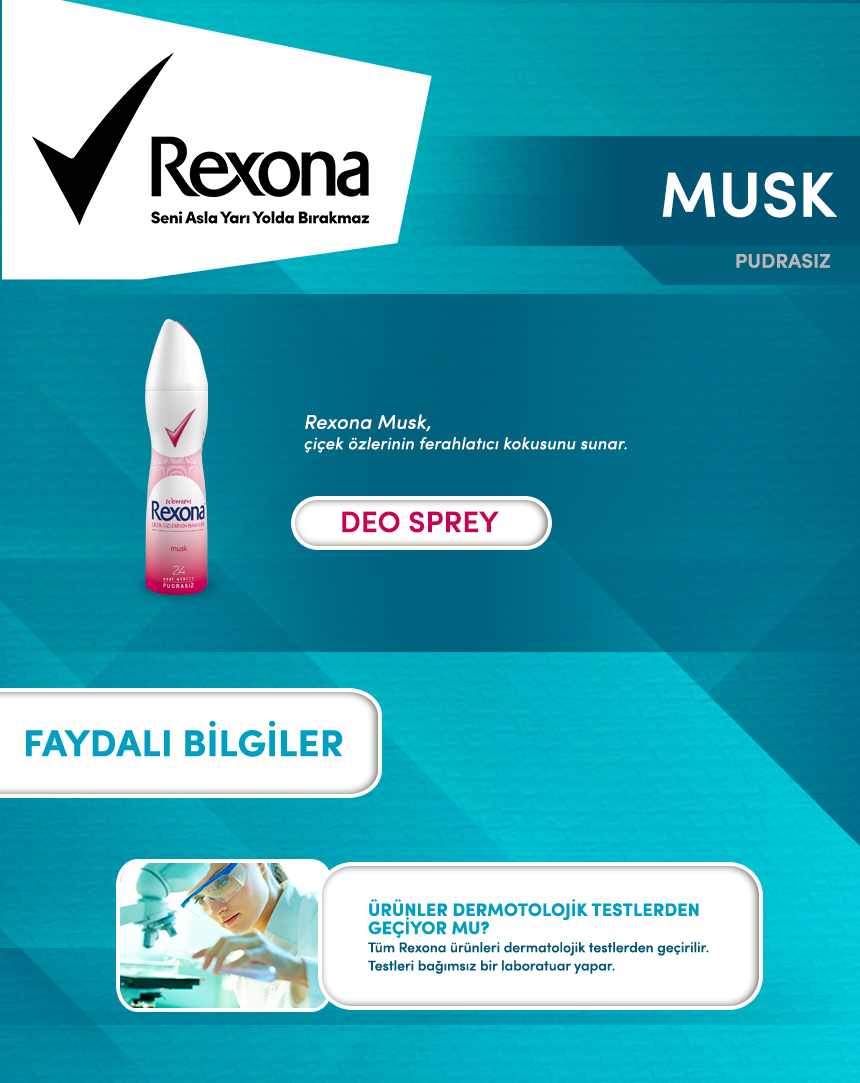 Rexona Deodorant Sprey Musk 150 ml – Gelinlik Dükkanı