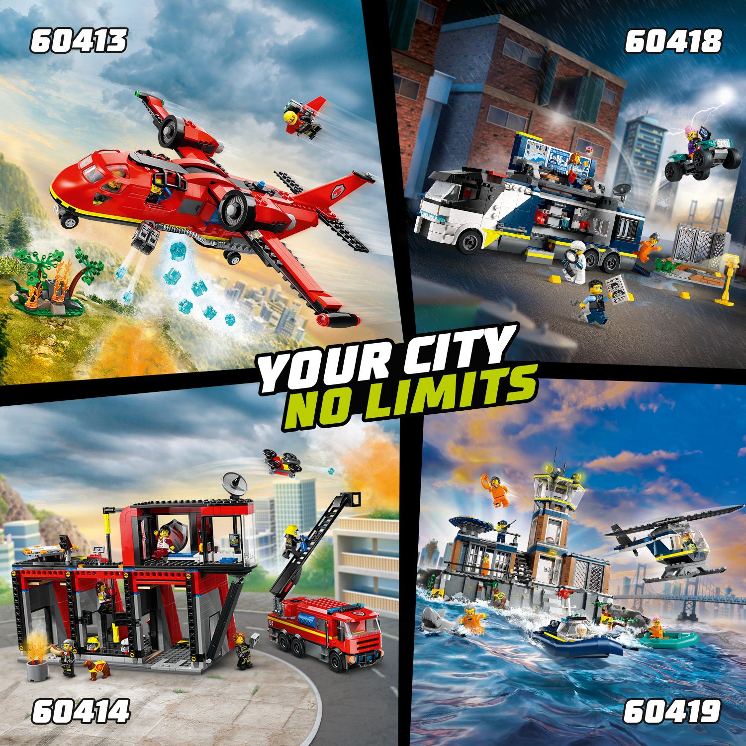 LEGO® City Polis Hapishane Adası 60419 - 7 Yaş ve Üzeri Fiyatı