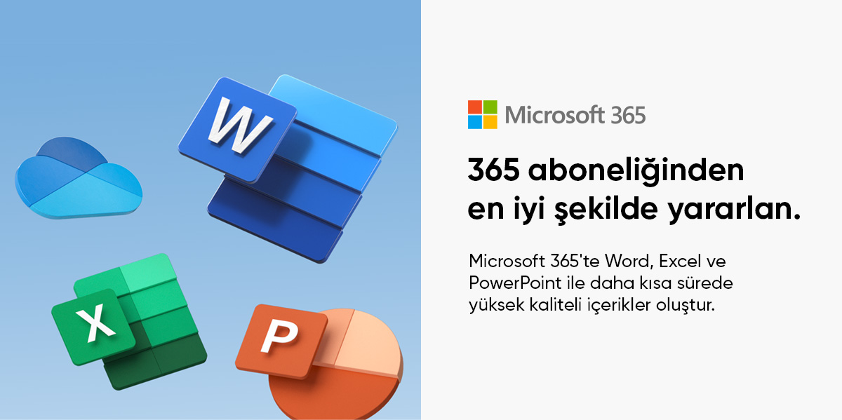 Microsoft 365 aboneliğinden en iyi şekilde yararlan