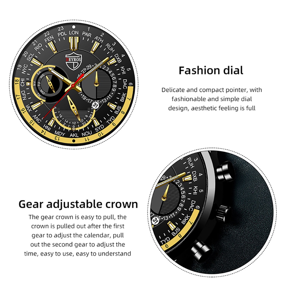 Betty Becky Moda Erkek Kol Saati Altın Paslanmaz Çelik Fiyatı