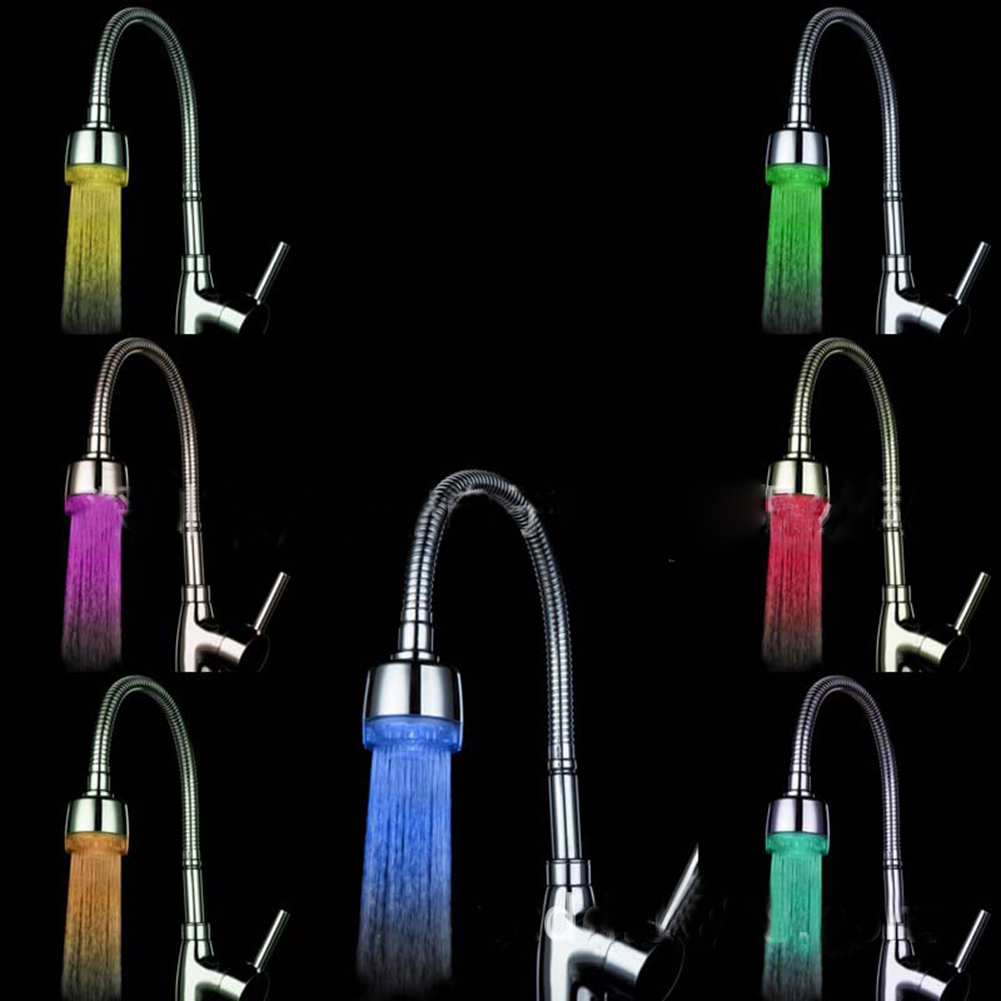 Betty Becky LED Su Musluk Su Akışı Musluk Musluk 7 Renk Fiyatı