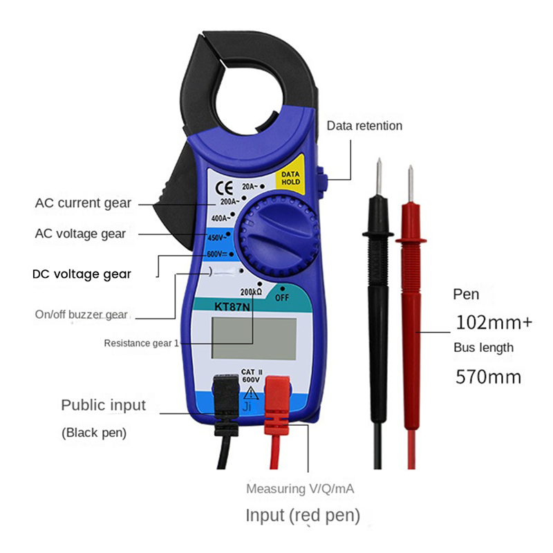 Betty Becky KT87N Dijital Multimetre Amper Pens Metre Fiyatı