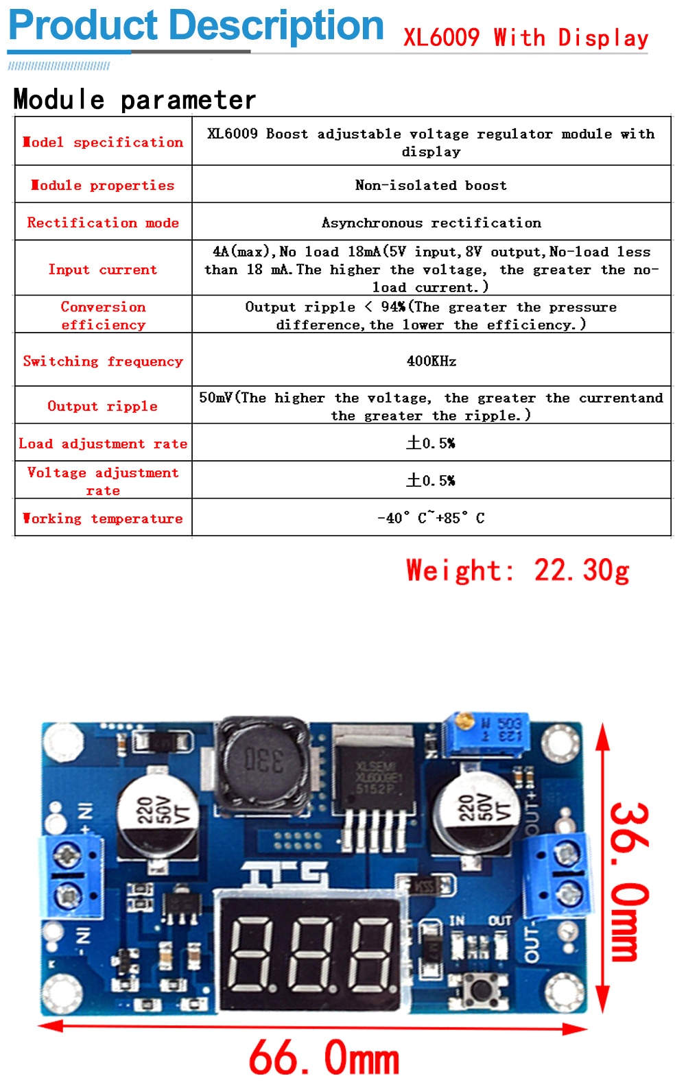 Sourcingasia XL6009/XL6019 4A Boost Dönüştürücü Artırma Fiyatı