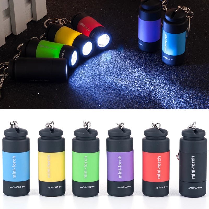 Taşınabilir Mini LED El Feneri Anahtarlık Cep Torch Işık USB Fiyatı