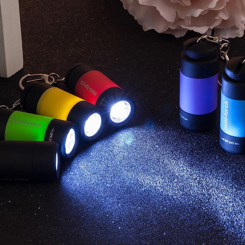 Taşınabilir Mini LED El Feneri Anahtarlık Cep Torch Işık USB Fiyatı