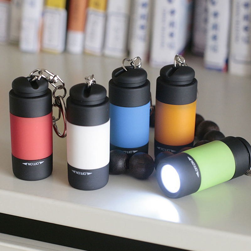 Taşınabilir Mini LED El Feneri Anahtarlık Cep Torch Işık USB Fiyatı
