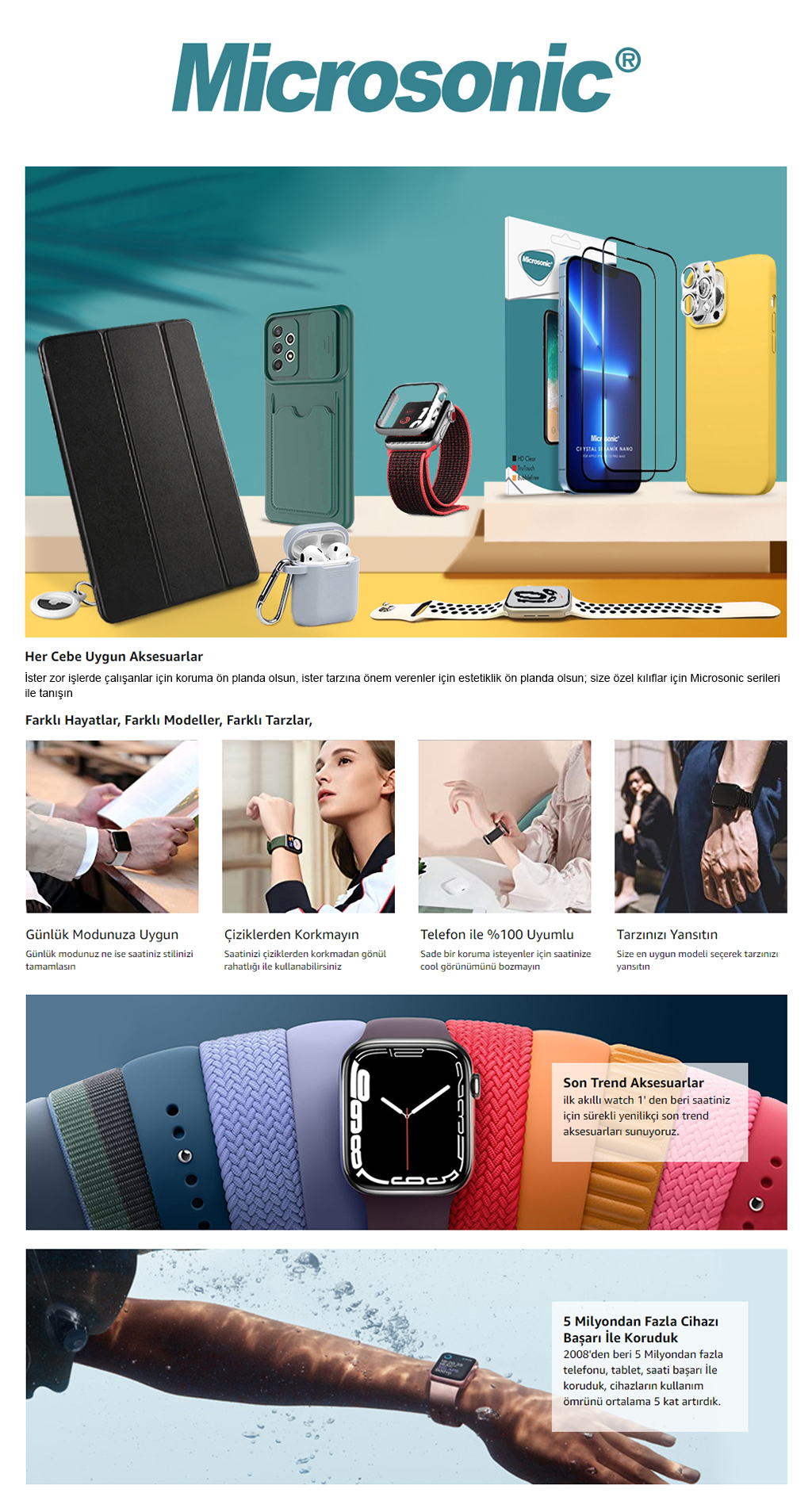 Microsonic Amazfit Cheetah Pro Kordon Alpine Loop Yeşil Fiyatı