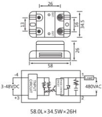 ISSR-60AA Akıllı Solid State Röle 60A - 80-250VAC Giriş Fiyatı