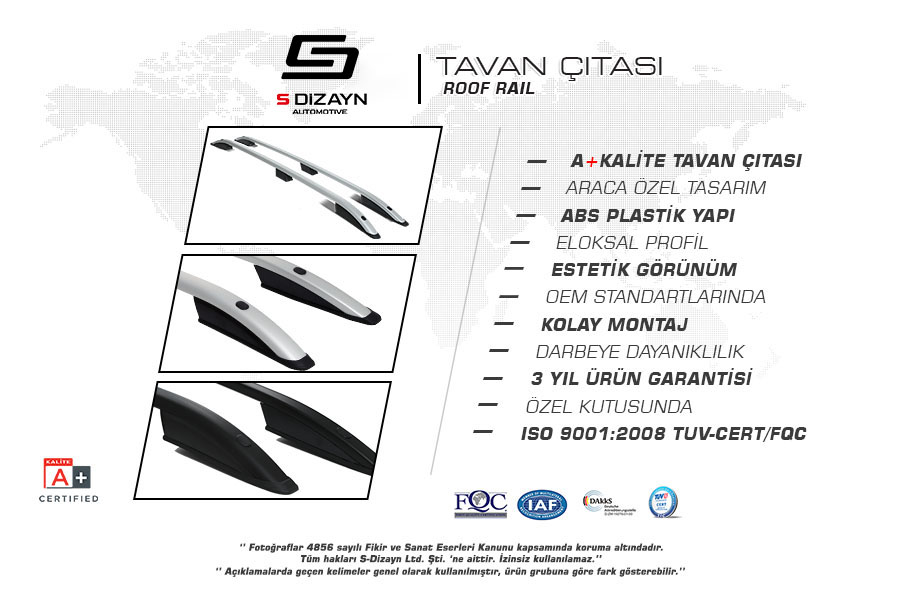 S-Dizayn Peugeot Partner 3 Kısa Şase Aluminyum Gri Tavan Fiyatı