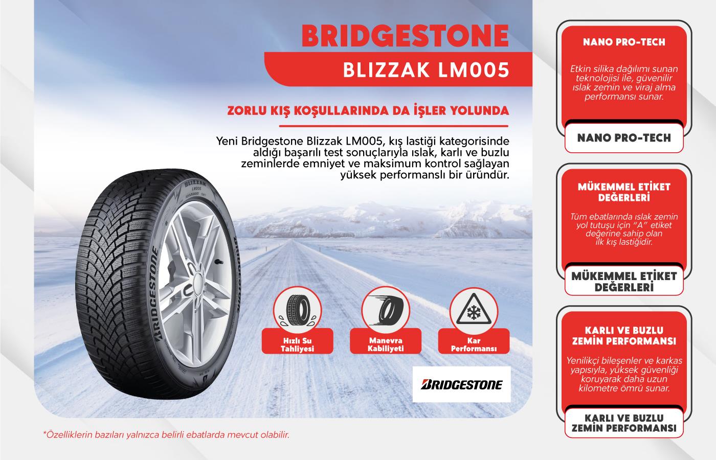 Bridgestone 255/40 R21 102V Xl Blizzak LM005 Oto Kış Lastiği Fiyatı