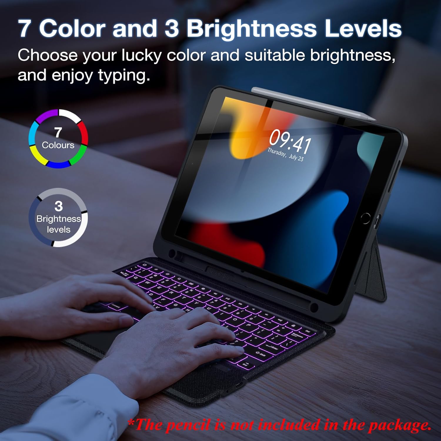 Five-E Apple iPad Air 13 Inc M2 (2024) Rgb LED Işıklı Fiyatı