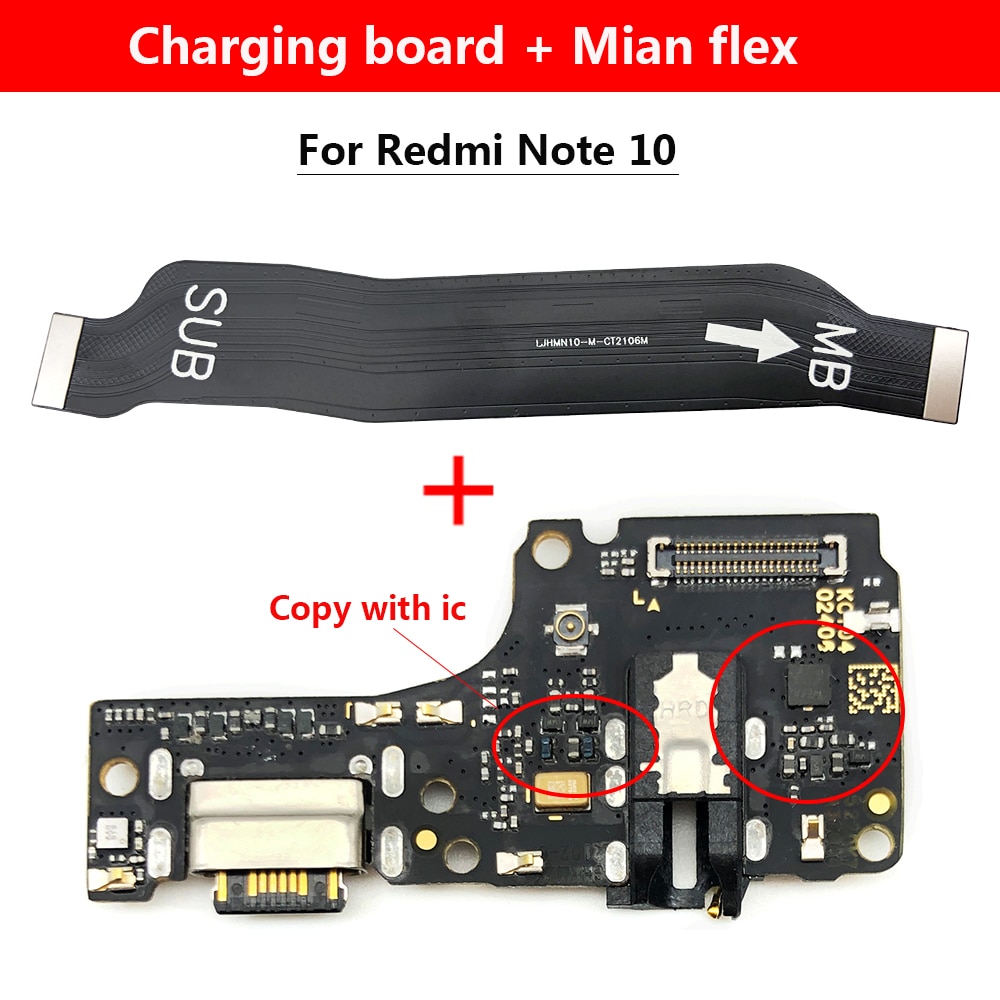 San Gold USB Şarj Portu Flex Redmi Not 10 Için Ana Kart Fiyatı