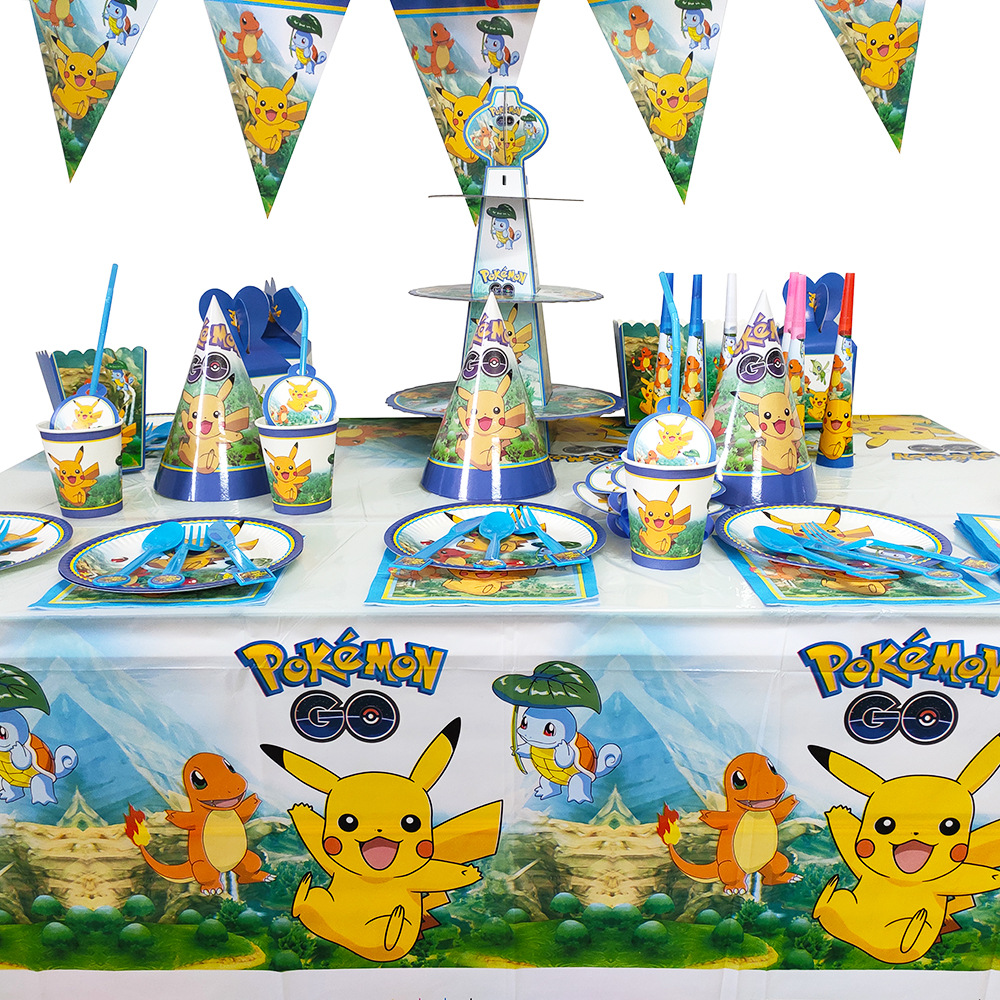 Pasty Pokemon Çocuk Doğum Günü Partisi Dekorasyon Pikachu Fiyatı