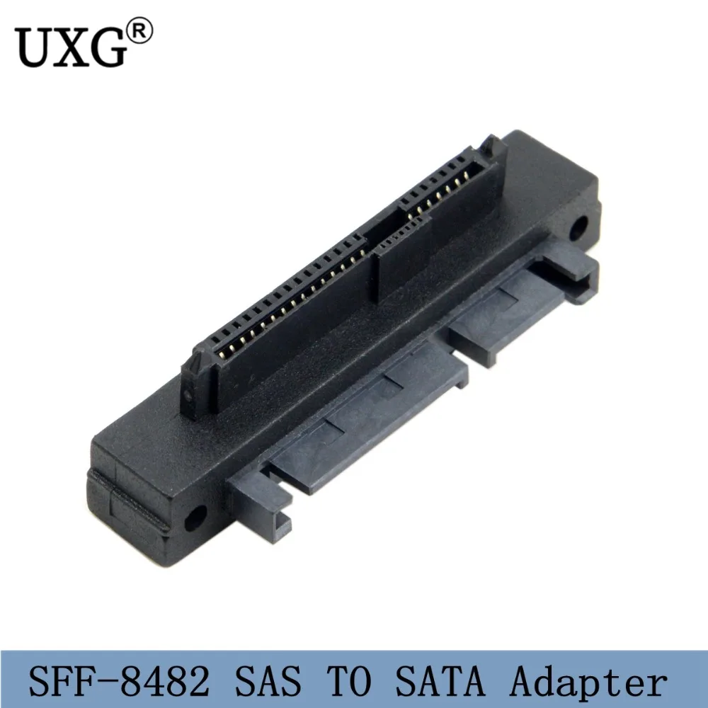 San Gold SFF-8482 Sas Sata 90 Derece Açı Adaptörü Dönüştürücü Düz Kafa ...