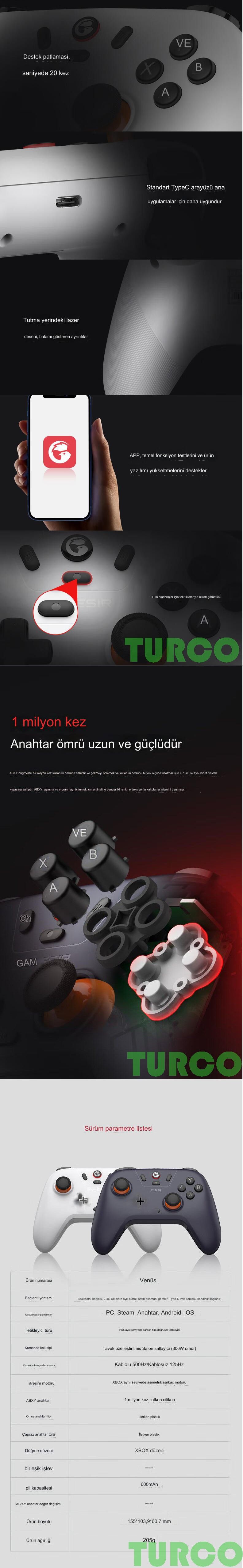 Gamesir Nova Lite T4N Kablosuz Şarjlı Oyun Kolu Bilgisayar Fiyatı