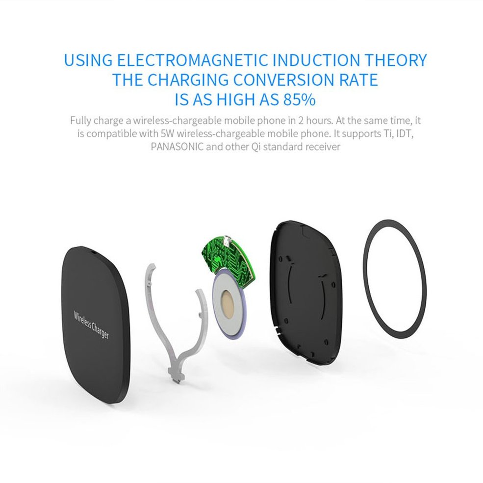 Pasty TS01 10W Hızlı Kablosuz Şarj Cihazı Taşınabilir Fiyatı