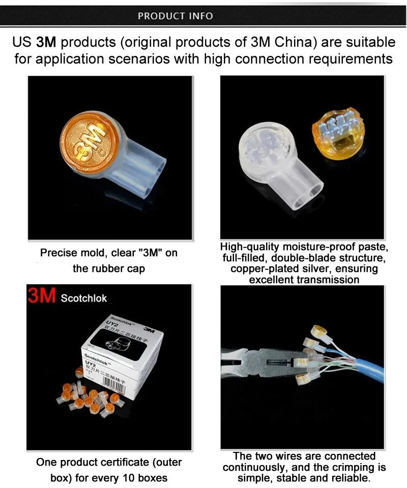 San Gold Orijinal 3 M Scotchlok Tm Uy2 Kablolama Alt Ağ Fiyatı