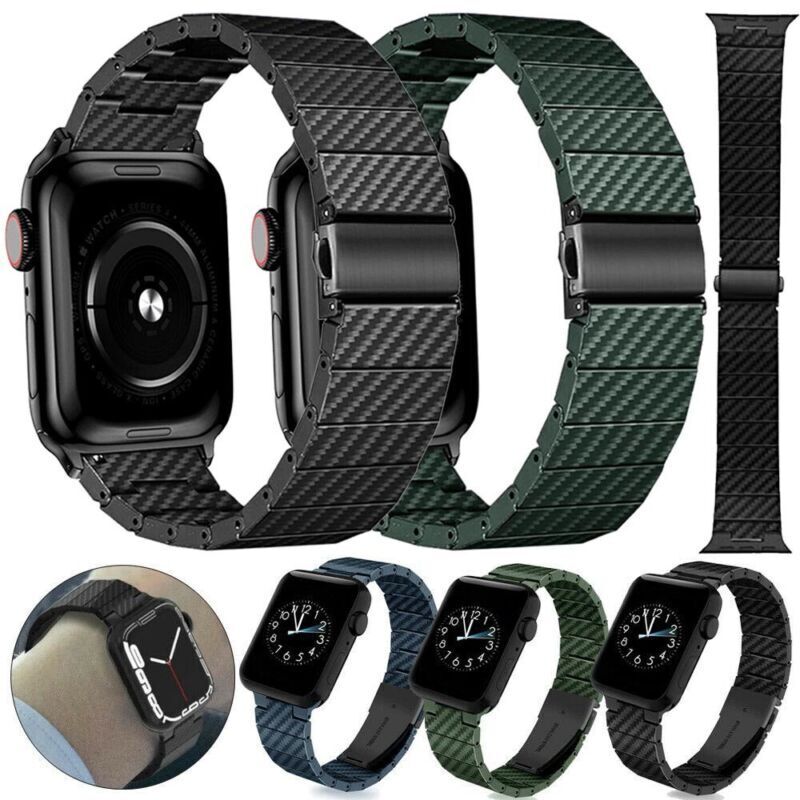 Techmaster Apple Watch 4 5 6 7 8 Ultra 44MM 45MM Karbon Fiyatı