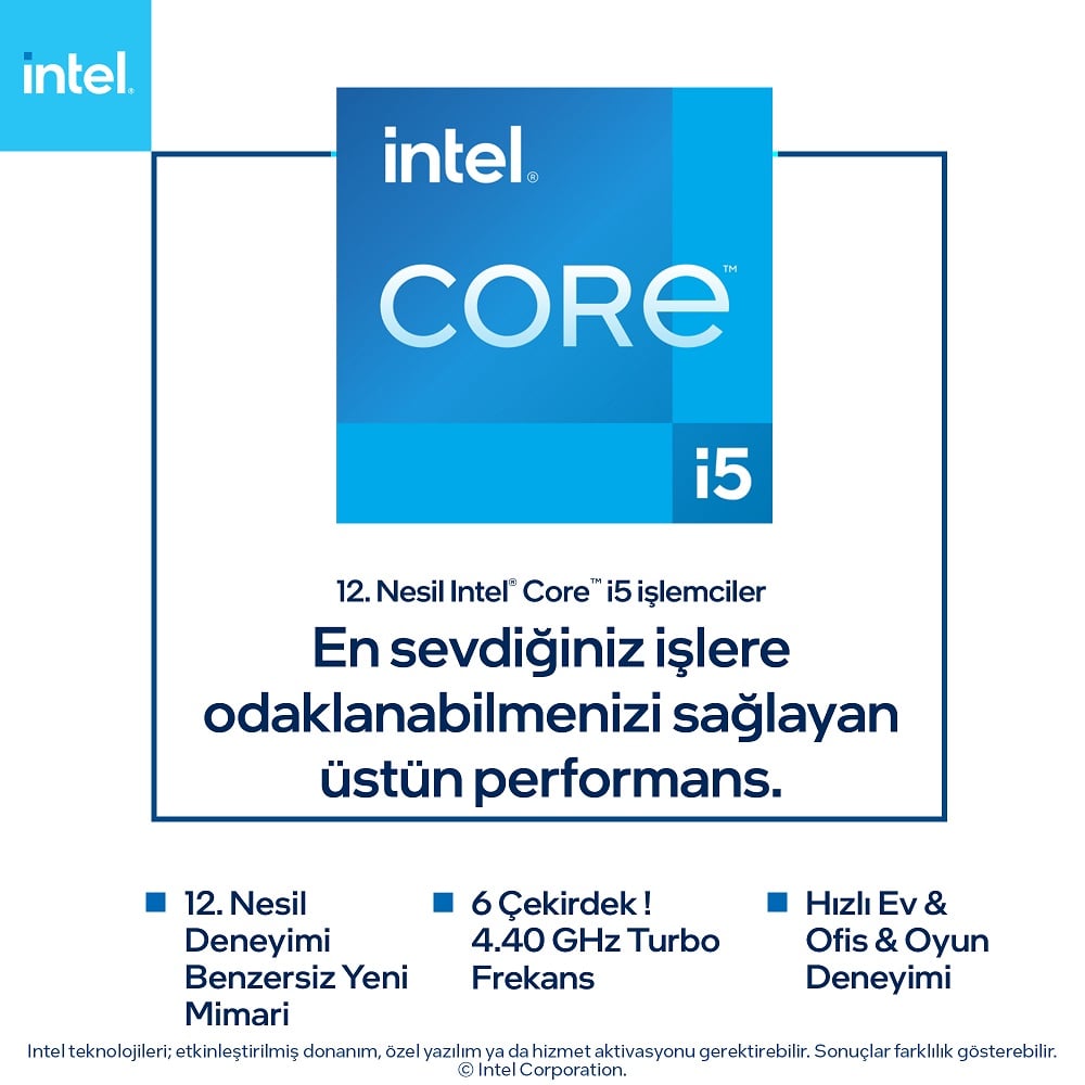 Go Gamer TG102 Intel Core I5 12400F 16GB 512GB SSD GTX1050TI Fiyatı