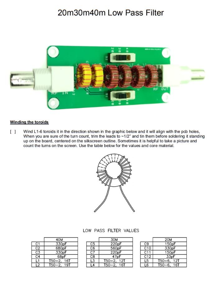 Motorobit Alçak Geçiren Filtre Modülü - Low Pass Filter Lpf Fiyatı