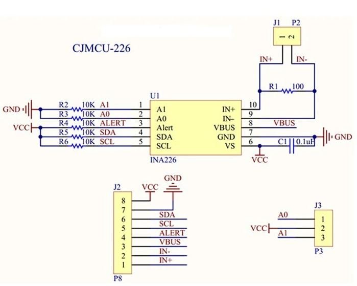 Motorobit CJMCU-226 INA226 I2C Akım / Güç Izleme Sensörü Fiyatı