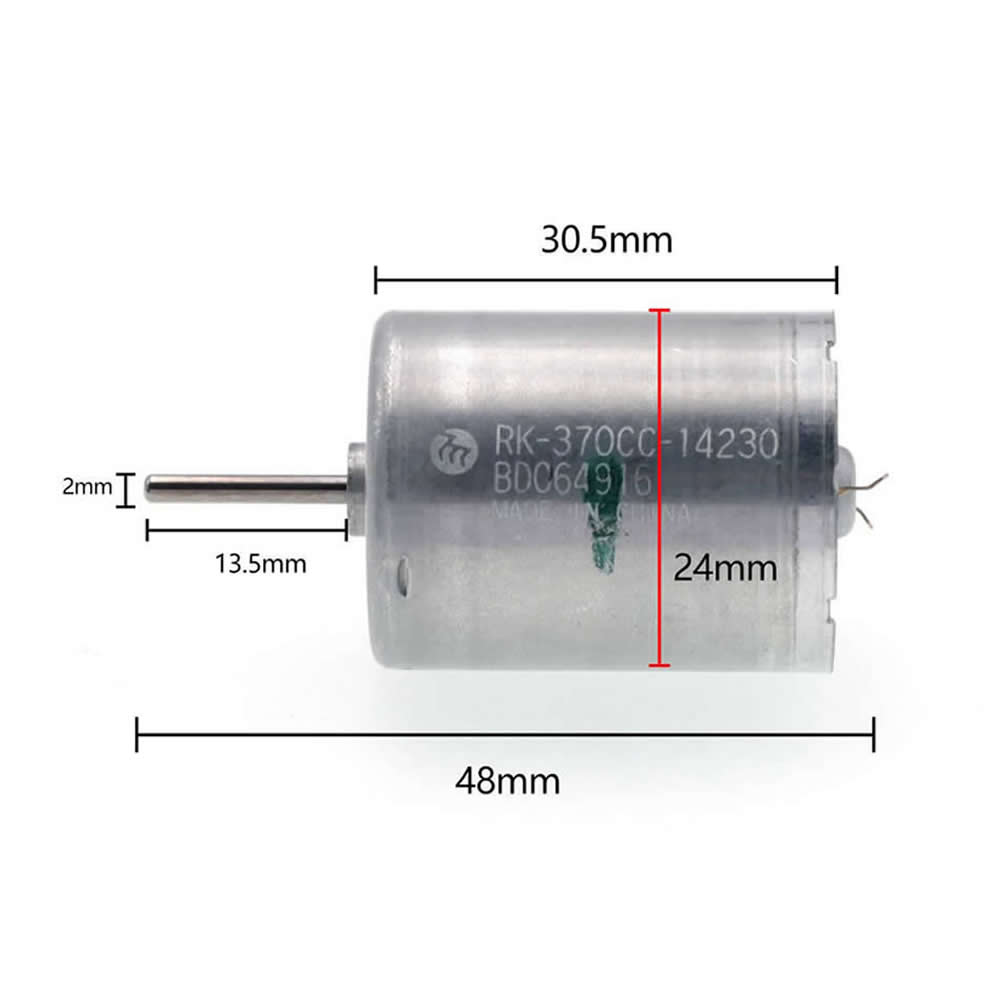 OEM Roba Mabuchi DC Motor RK-370CC-14230 DC 6V / 30V Karbon Fiyatı