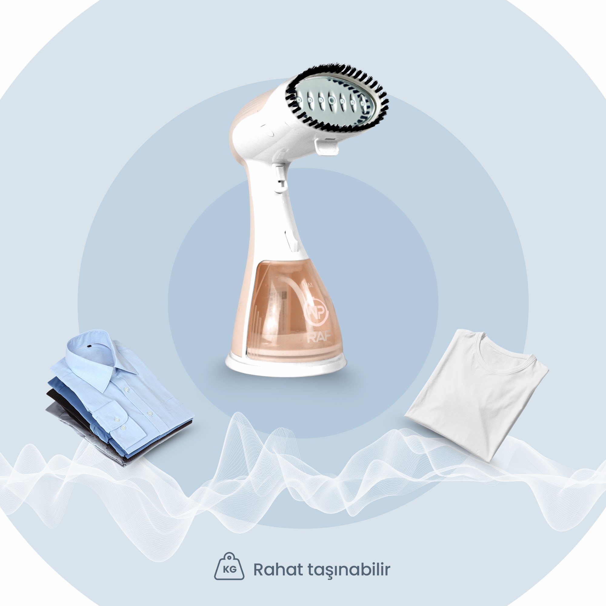 Npo Raf R1214B Düzleştirici ve Kırışık Giderici 1500W Çelik Fiyatı